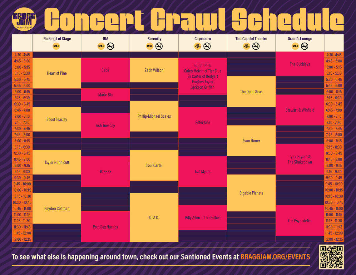 Bragg Jam 2024 concert lineup and schedule in Macon, Georgia | Macon ...