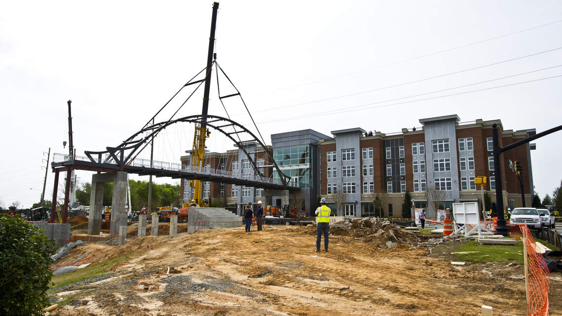 Mercer University Drive pedestrian bridge hailed as new gateway to ...