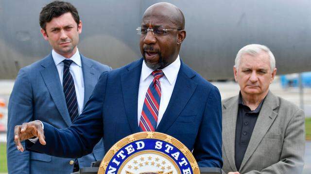 Georgia Sen. Warnock presidential rival or VP running mate | Macon ...