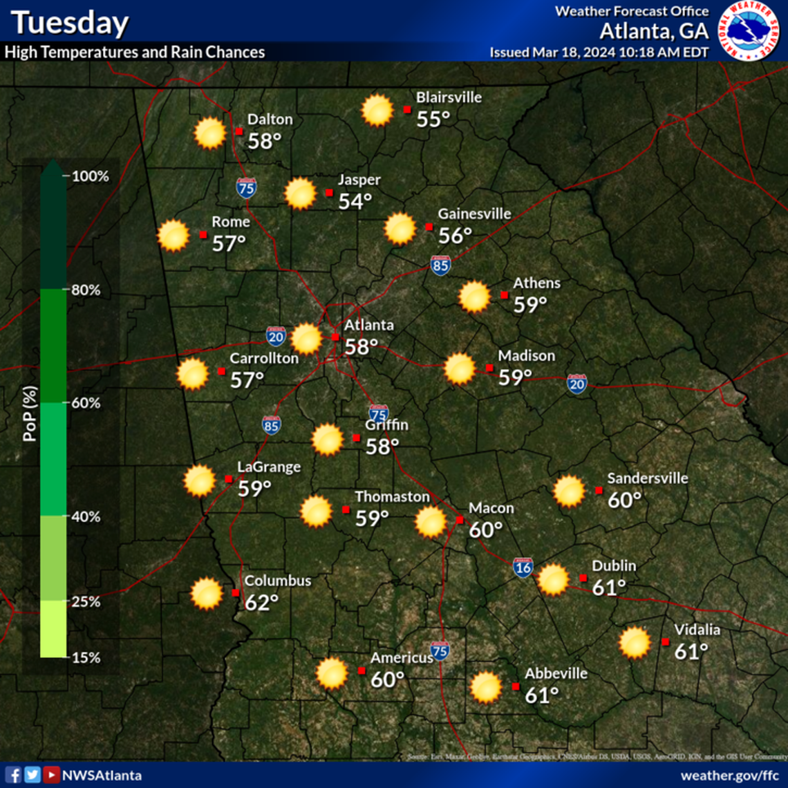 Weather: Much of GA will be under freeze warning overnight | Macon ...