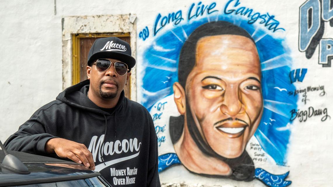 Murdered Macon gang member’s portrait is mural, public art | Macon ...