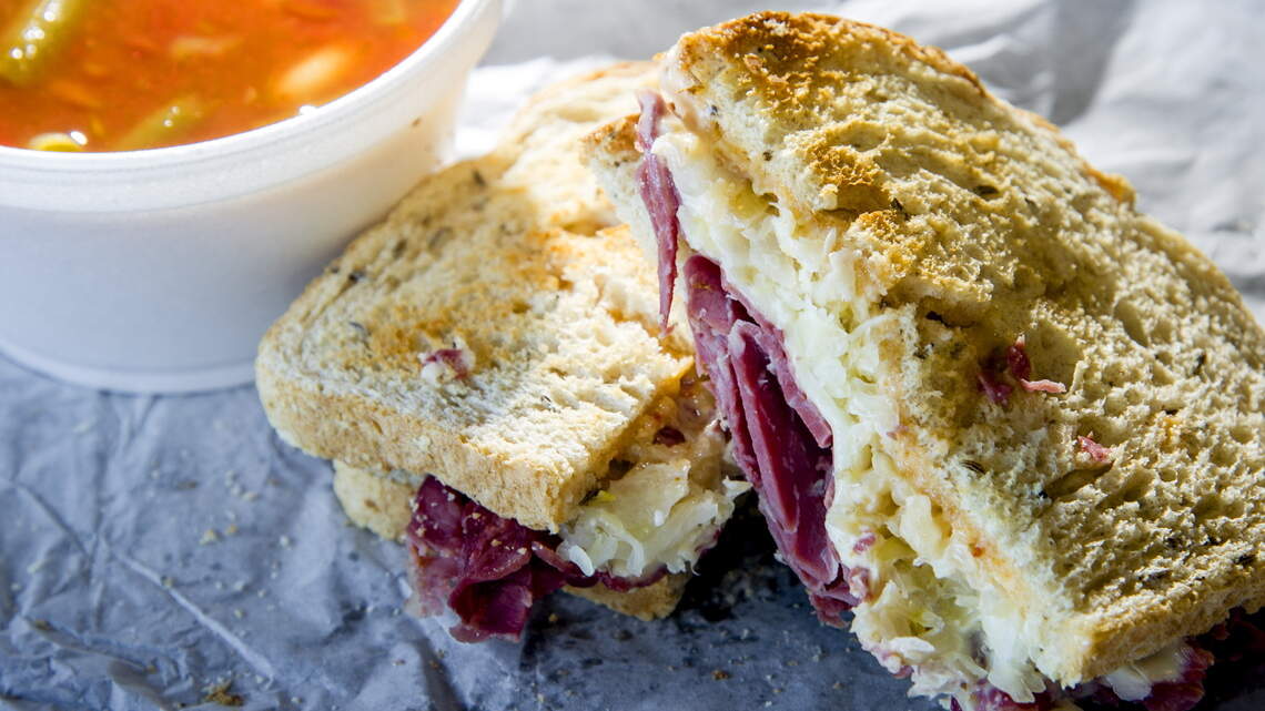 Grab a friend and meet for a deli-style lunch at Sid's Sandwich Shop ...