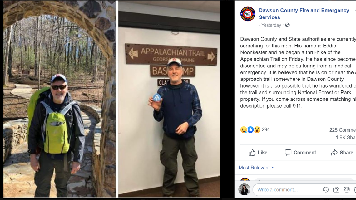 Missing Appalachian Trail hiker found dead: GA officials | Macon Telegraph