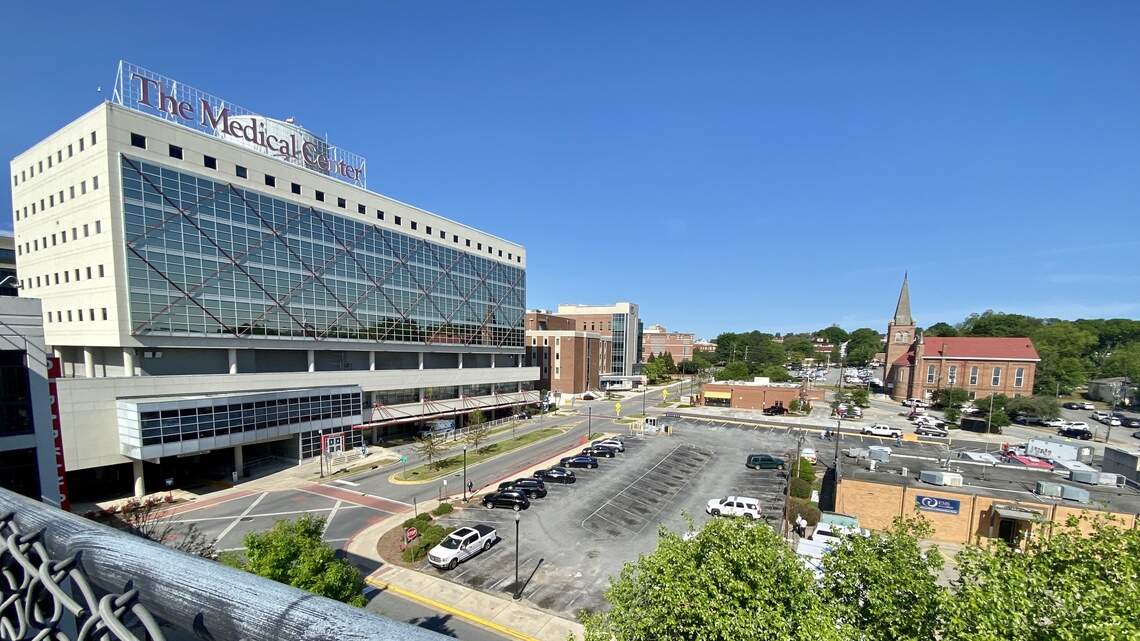 Coronavirus Macon GA: Makeshift hospital at Navicent Health | Macon ...